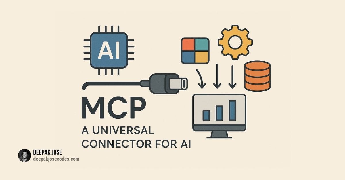 Model Context Protocol (MCP) – AI’s USB-C Port - DJ Codes